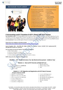 E-Accounting-and-E-Taxation-E-GST-Tally+(Free )SAP FICO Course Noida ...